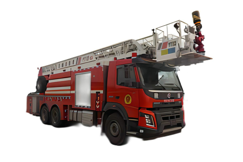 Wholesale Volvo YT32M Aerial Ladder Fire Fighting Truck in Chinese - Hubei Dong Runze Special ...