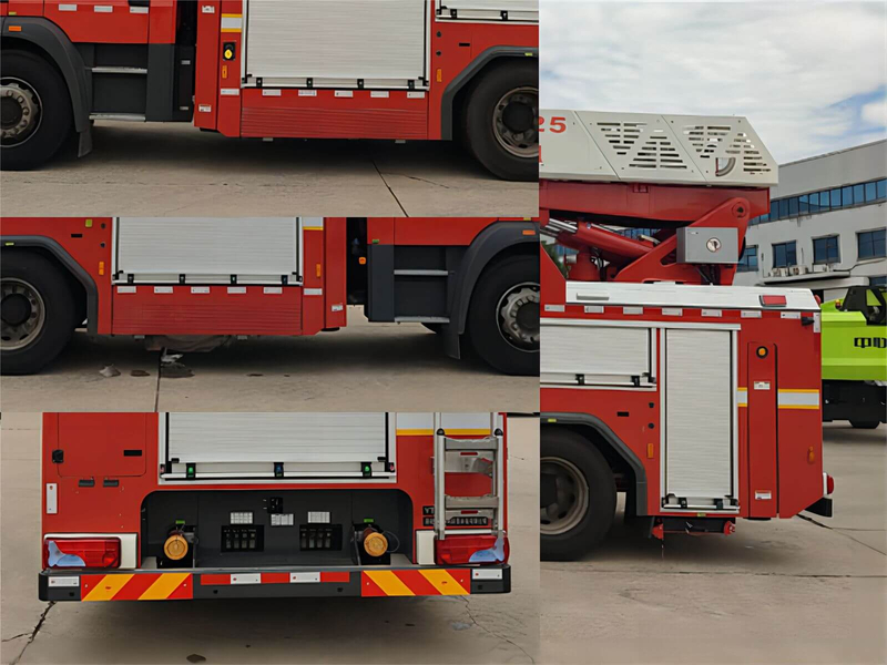 Wholesale MAN 25M Ladder Fire Truck in Chinese - Hubei Dong Runze ...
