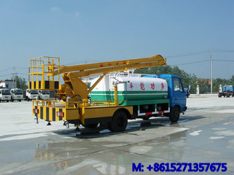 DTA Multi-fonction water tank truck with aerial platform - TIC TRUCKS ...