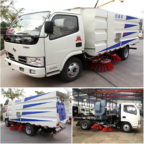 Durable Dongfeng DFAC 4x2 light sweeper truck Road Sweeper Trucks China ...