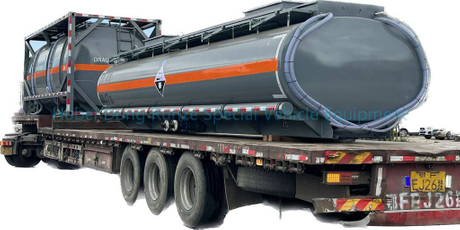 17m3 , 22m3 Lined PE Tank Container for Hydrochloric Acid HCL to ...