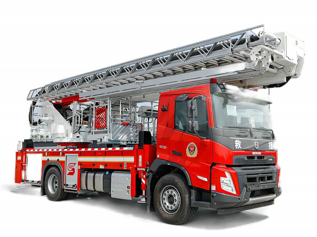 Wholesale Volvo Aerial Elevated 32m 35m Platform Fire Truck in Chinese ...