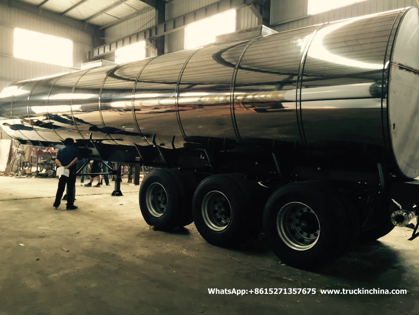 Wholesale Isolated Tanker Trailer for Carrying Asphalt in Hot Emulsion ...