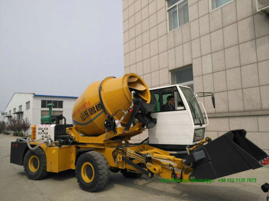 Wholesale Self Loading Concrete Transit Mixer 1.2cbm, 1.6cbm, 2.0cbm, 2 ...