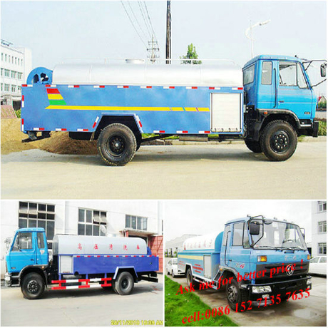 High Pressure Cleaning Water Tanker Truck 6000 ~7000litres