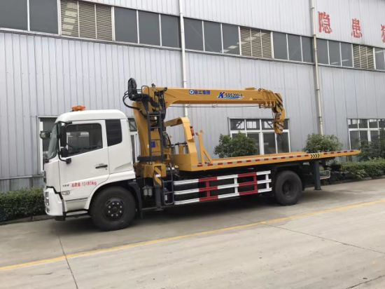 Wholesale Dongfeng 8tons Wrecker Tow with 5tons Crane for Road Recovery ...