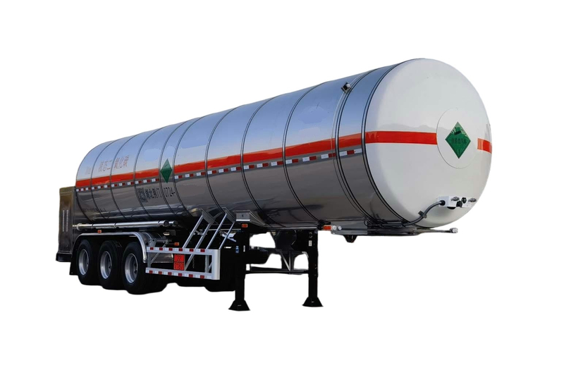 Wholesale 3 Axles 30M3 27T LCO2 Trailer Liquid Carbon Dioxide Tank Semi ...