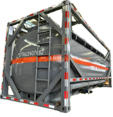 PE Lined 20FT ISOTank Container For HCL Acid KOH 18KL To Vietnam ...