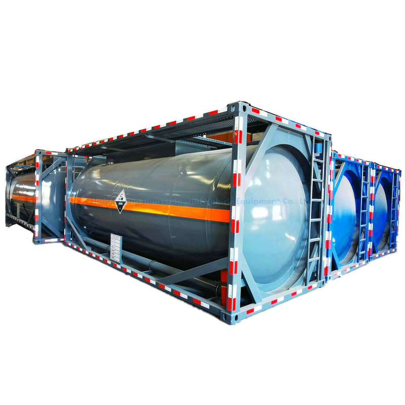 Wholesale Q235B Steel 20ft Container Tanks for Corrosive NaOH Caustic ...