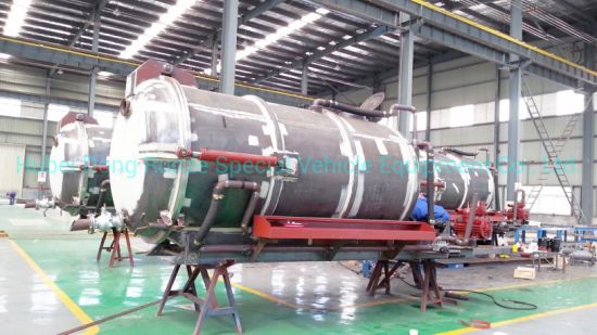 Vacuum Tank Body Kits for Septic Emptier (Vacuum Tanker) SKD VAC Truck ...
