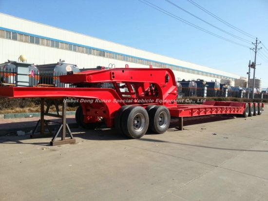 Wholesale 200ton Hydraulic Detachable Gooseneck Lowbed Trailer 6 Axles ...