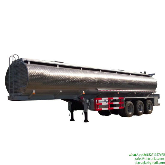 Wholesale Stainless Steel Tank Trailer 45kl, 48, 000L for Diesel, Oil ...