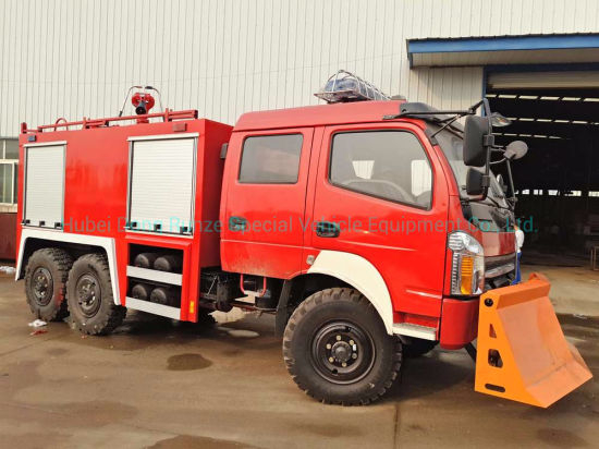 Dongfeng off Road 6X6 Awd Water Tanker Fire Truck 4000L (1000 Gallons ...