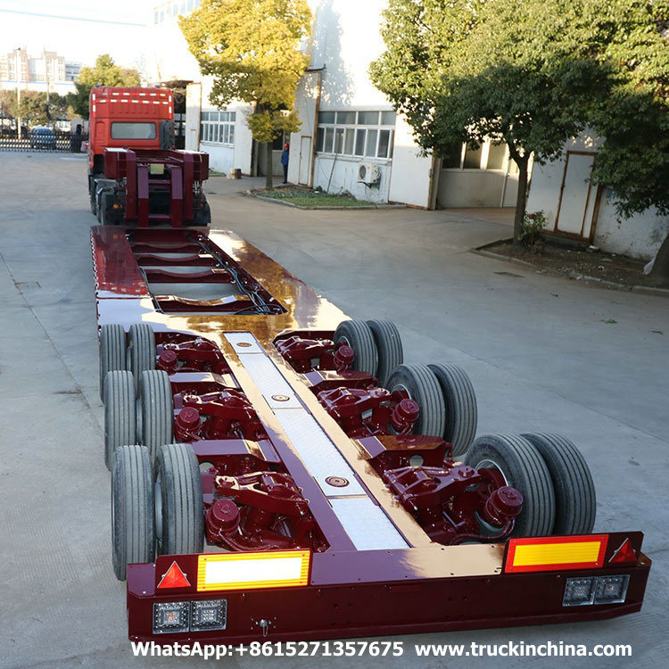 Wholesale Customied Hydraulic Steering Heavy Duty 10 Axle Ultra Lowboy ...
