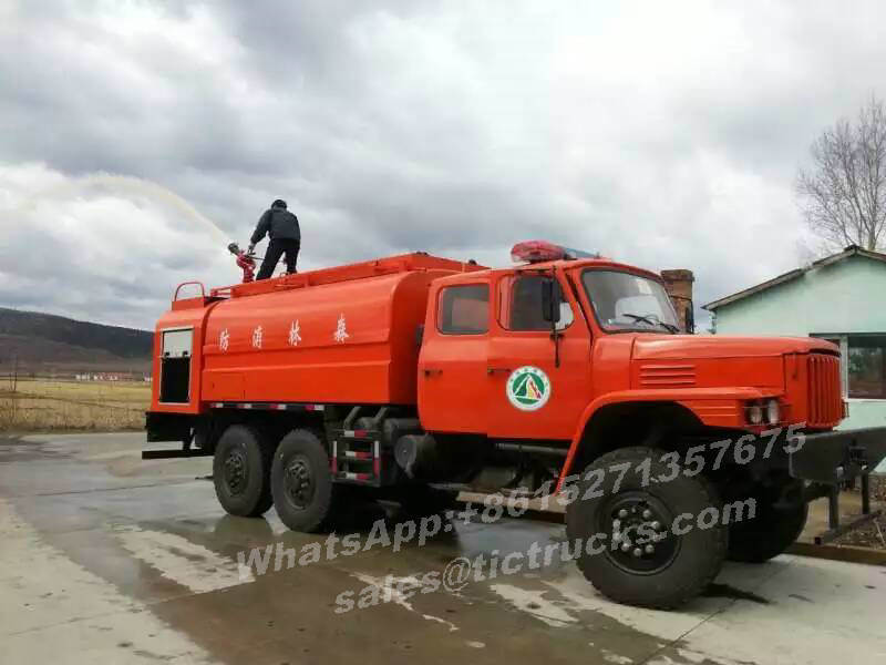 Wholesale off Road 6X6 Water Tanker Fire Truck for Forest Fire Fighting ...