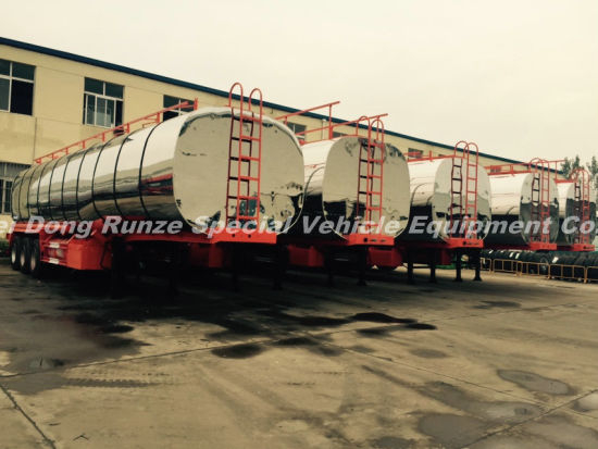 Wholesale 3 Axles Insulated Hot Bitumen Tanker Trailer 45cbm (Liquid ...
