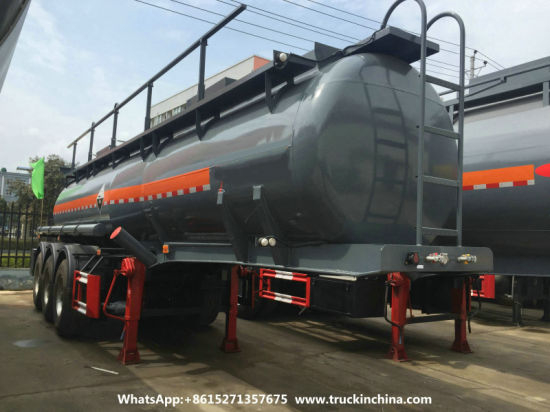 Wholesale 3 Axles Caustic Soda Tanker Semi-Trailer (Sodium Hydroxide ...