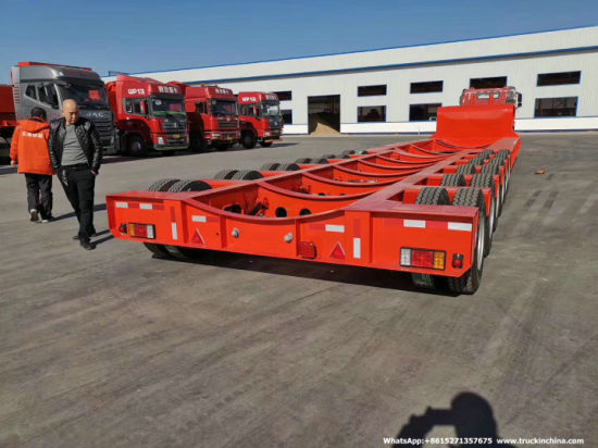 Wholesale Customizing Multi Axle Steering Axle Low Bed Trailer ...