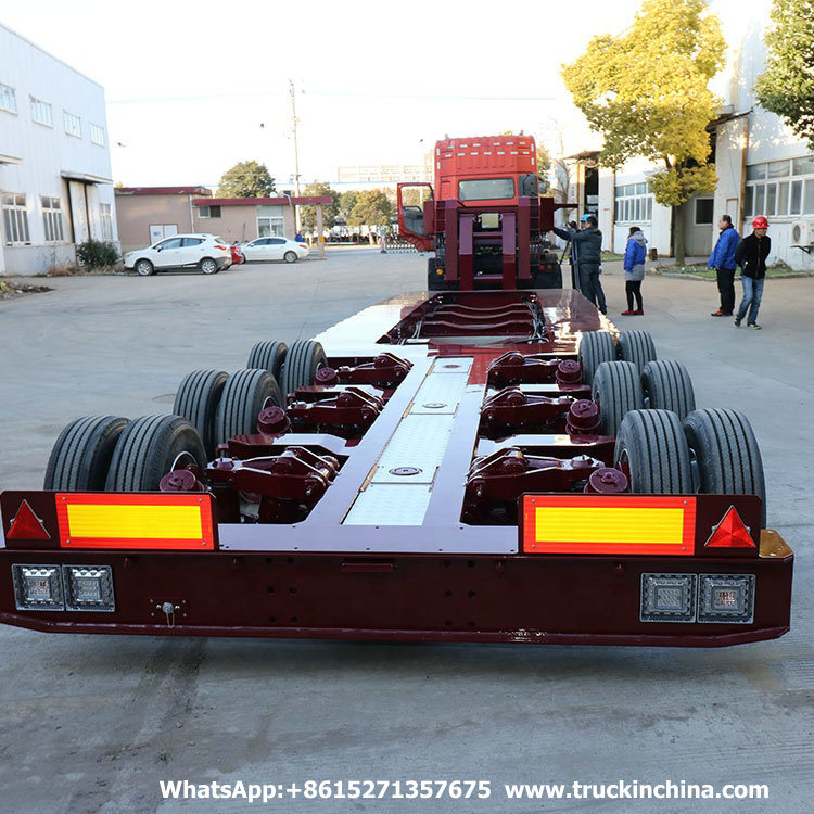 Wholesale Customied Hydraulic Steering Heavy Duty 10 Axle Ultra Lowboy ...