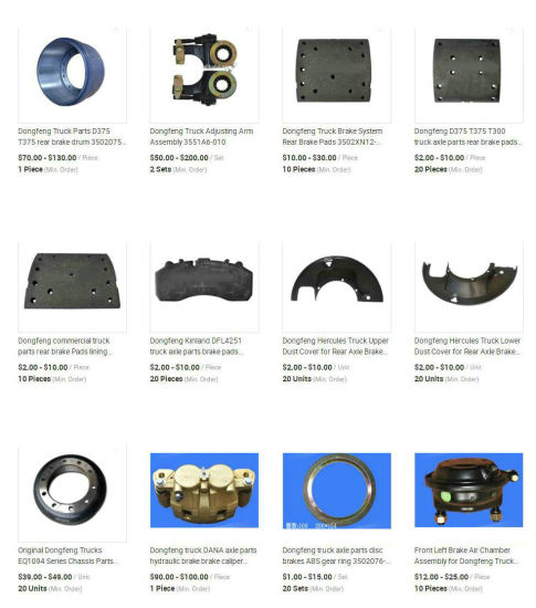 Wholesale Dongfeng China Truck Brake system Truck Parts in Chinese ...