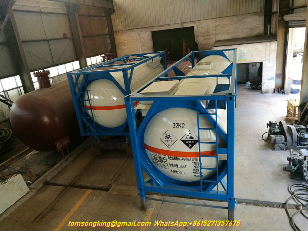 Wholesale ISO Liquid Chlorine Tank ISO Container for Road Transport ...