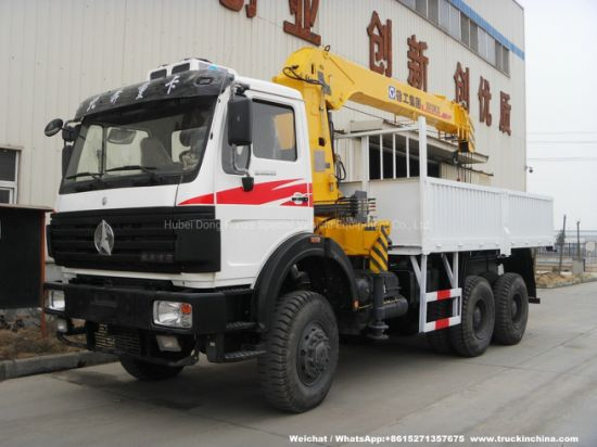 Beiben off Road Crane Truck with 10t Telescopic Boom (6X6 Trucks ...