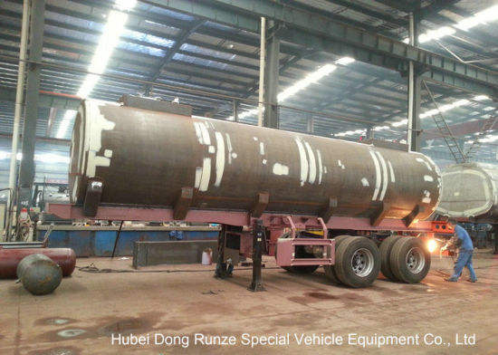Wholesale Hydrofluoric Acid Tanker with Dual Bogie Axle (single point ...