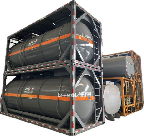 2 Units T14 Hydrofluoric Hydrochloric Acid UN1789 UN1790 ISOTank ...