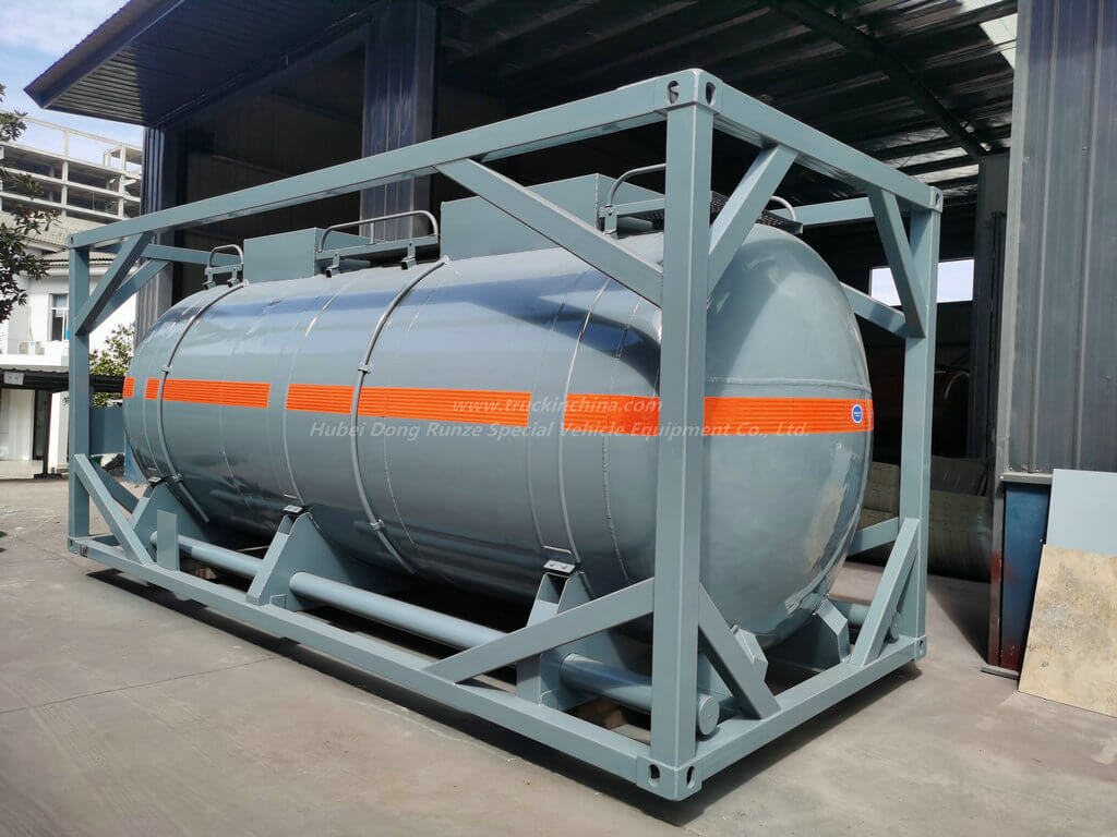 20Ft Nitric Acid (Hno3)Tank Container Pure 1060 Aluminum Tank DAF Huu ...