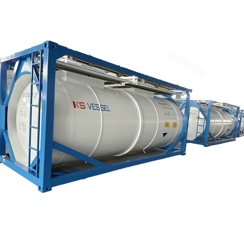 Wholesale 20FT T14 ISO Tank Container 18KL for HCL 33-35% (PE Lined) in ...