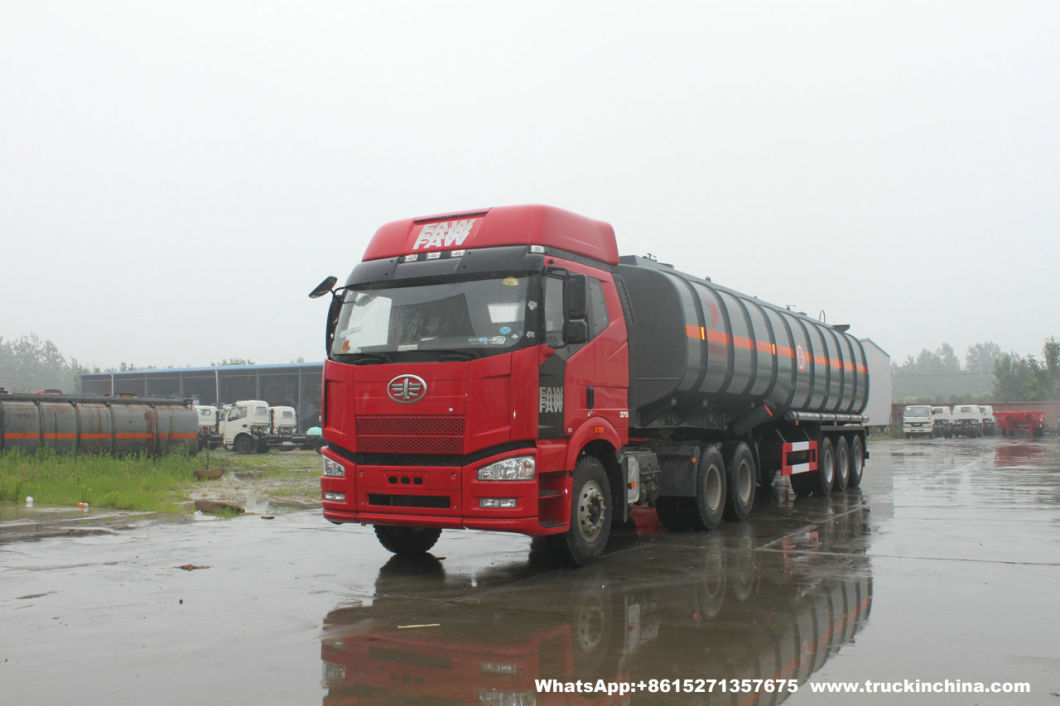 Wholesale Tri Axles 60t Acid Tanker Trailer Steel Tank PE Inner Liner ...