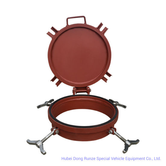 Wholesale Double Flanged Carbon Steel Manhole Cover for Sulfuric Acid ...