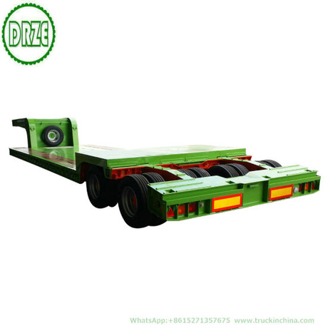 Wholesale Hydraulic Low Loader 2 Axle 16 Wheel Hydraulic Gooseneck ...