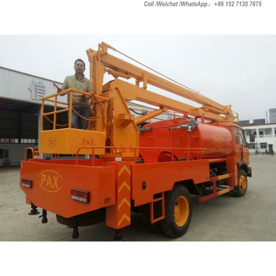 Wholesale Aerial Work Platform Truck Mounted with Water Clean Tank (16m ...