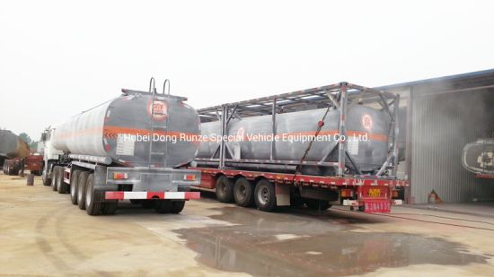 Acid Tanker Trailer for Road Transport (Hydrogen Fluoride) Hydrofluoric ...