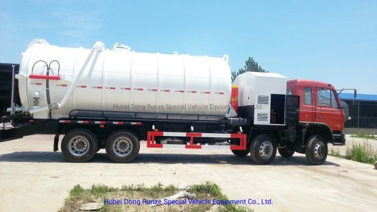 Wholesale 18000L Vacuum Sewage Tanker Truck with High Pressure VAC Pump ...