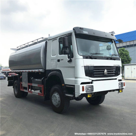 Wholesale HOWO Diesel Fuel Bowser Truck 5000-10000 Liter (4X4 Wheels ...