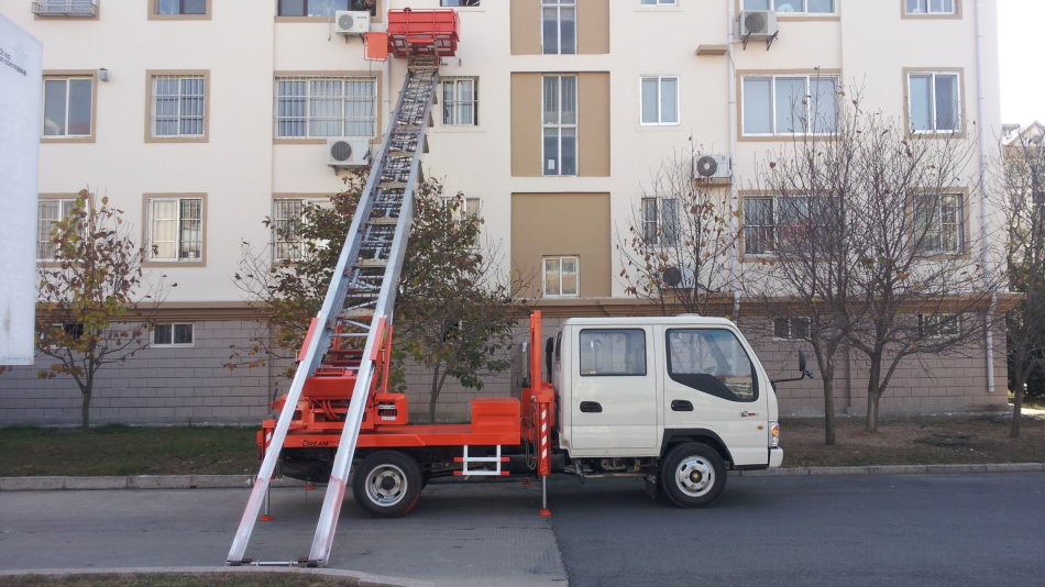 Wholesale Truck Mounted Telescopic 38 Meter Platform Ladder (Ladder ...