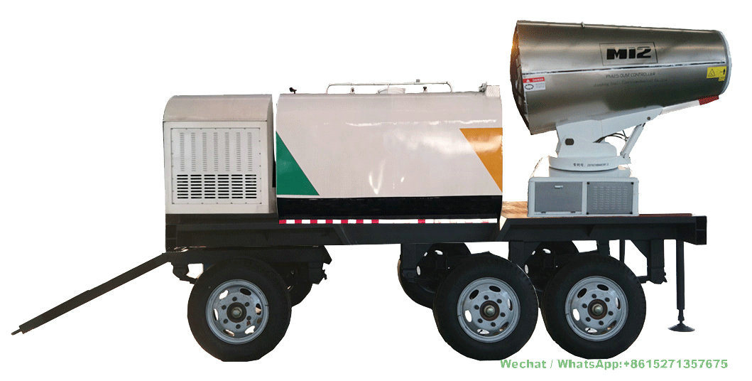 Wholesale Mobile Dustfall Cannon Sprayer Water Fogging Machine Dolly ...