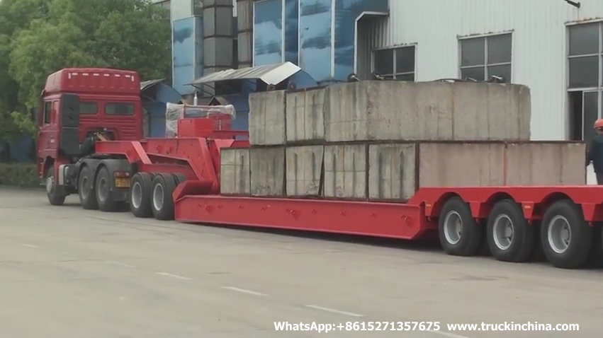 Wholesale Customizing Multi Axle Steering Axle Low Bed Trailer ...