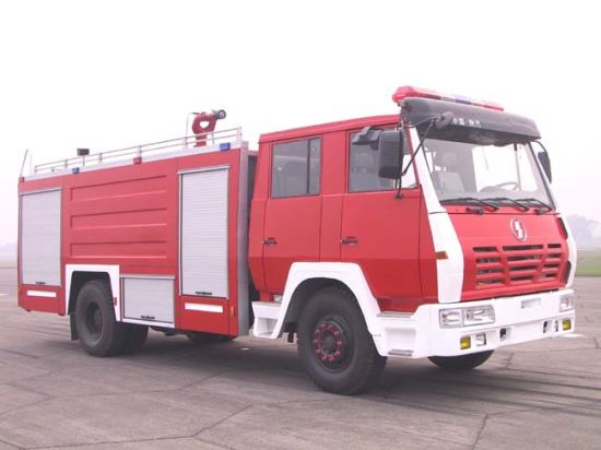 S2000 Shacman Fire Truck Duble Cabin Water Tank 8000L