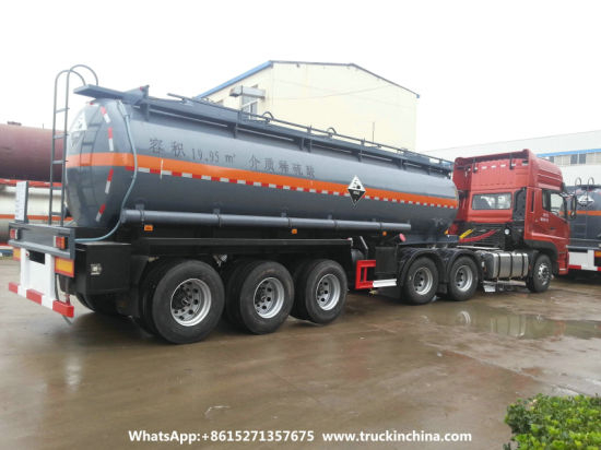 Wholesale 3 Axles Caustic Soda Tanker Semi-Trailer (Sodium Hydroxide ...