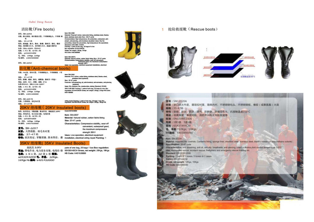 Fire Rescue Gloves, Heat Protective Clothing, Fire Boots (Fire Suit ...