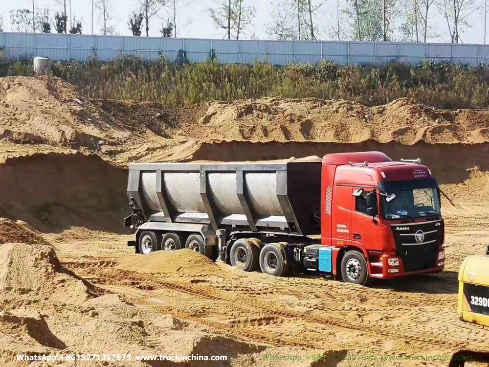 Wholesale Customizing 3 Axle Conveyor Belt Trailer (Self-unloading ...