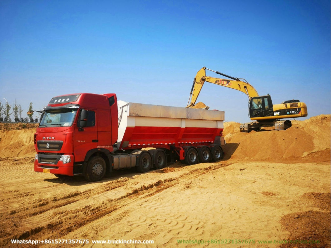 Wholesale Customizing 3 Axle Conveyor Belt Trailer (Self-unloading ...