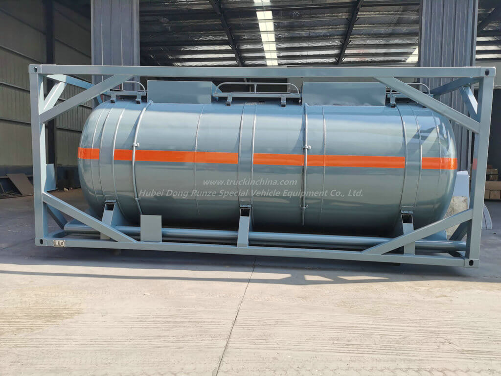 20Ft Nitric Acid (Hno3)Tank Container Pure 1060 Aluminum Tank DAF Huu ...