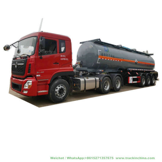 Wholesale 3 Axles Hydrochloric Acid Tanker 29500L HCl Tanks in Chinese ...