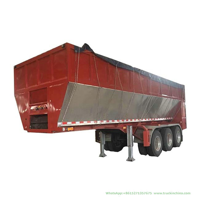 Wholesale Customizing 3 Axle Conveyor Belt Trailer (Self-unloading ...