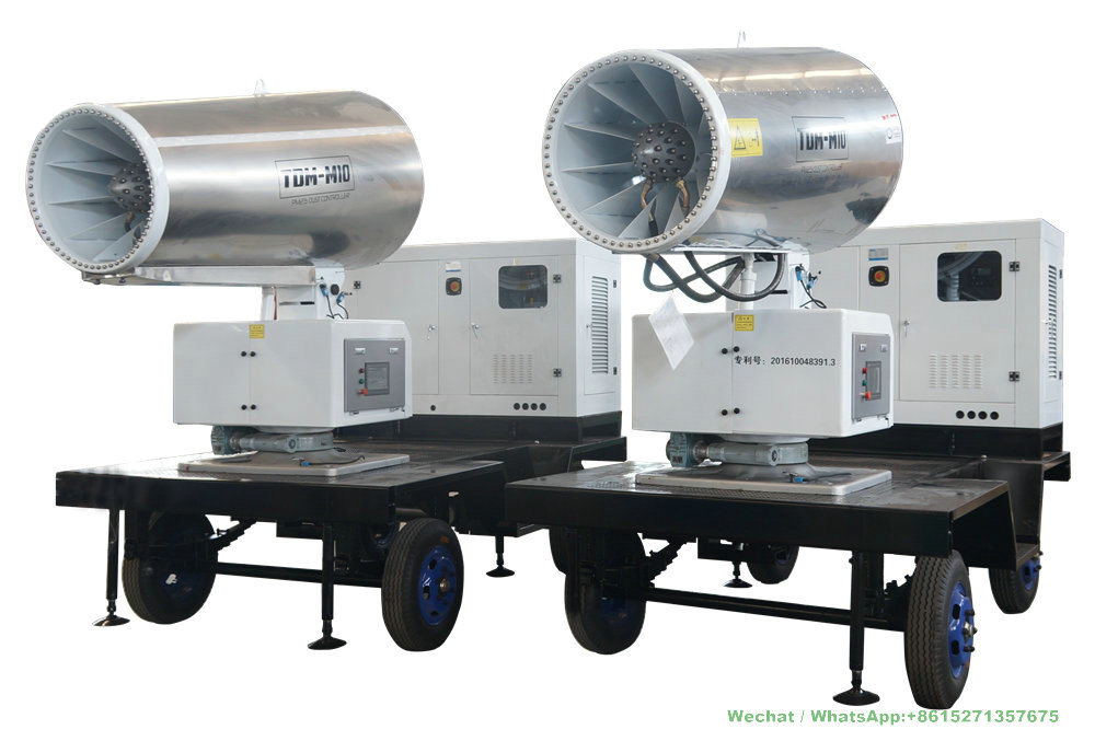 Wholesale Mobile Dustfall Cannon Sprayer Water Fogging Machine Dolly ...