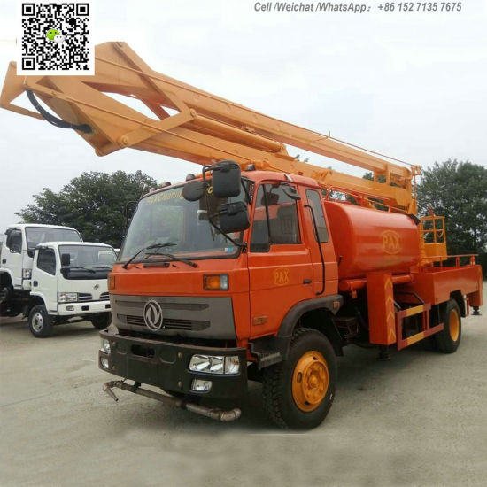 Wholesale Aerial Work Platform Truck Mounted with Water Clean Tank (16m ...